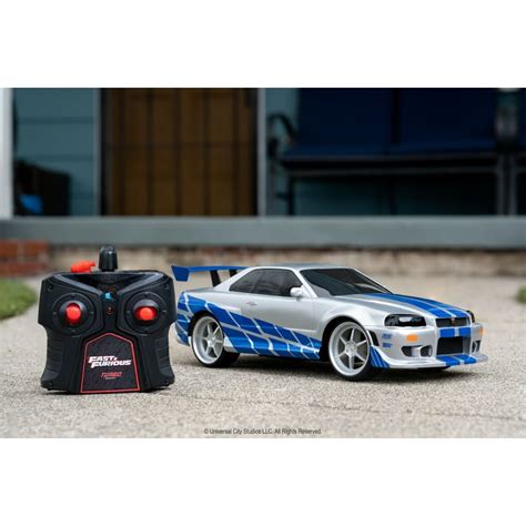 Jada Fast Furious Brians Skyline R34 Rc Drift Cars 59 Off