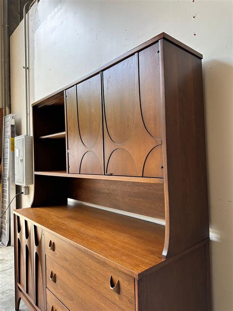 Refinished Broyhill Brasilia Credenza With Hutch For Sale At 1stdibs