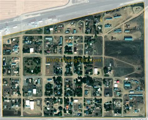 Map Of Hingham Town Montana Thong Thai Real