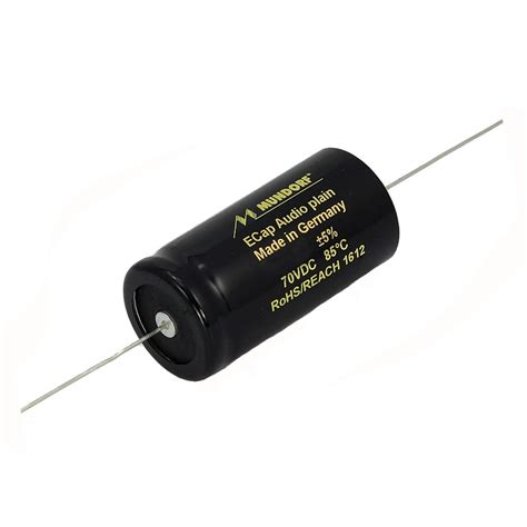 Mundorf Ecap Ac 50uf 50v Bipolar Electrolytic Capacitor Plain