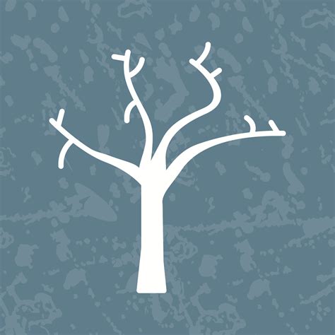 Tree With No Leaves Vector Icon 19131837 Vector Art At Vecteezy