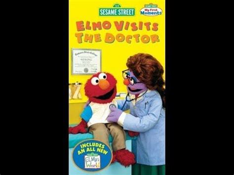 Sesame Street Elmo Visits The Doctor Rare 2005 Vhs Youtube