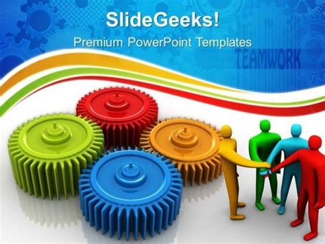 Gears Process Teamwork PowerPoint Templates And PowerPoint Themes