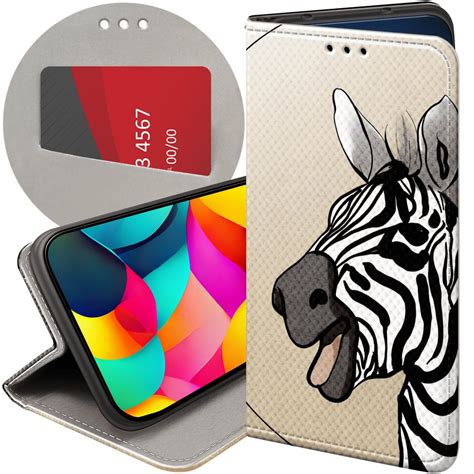 Etui Z Klapk Do Xiaomi Pro S Pro Wzory Zebra Zeberka Paski Futera Xiaomi Sklep