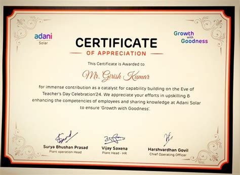 Girish Kumar On Linkedin Teachersday Grateful Lifeatadani Adani