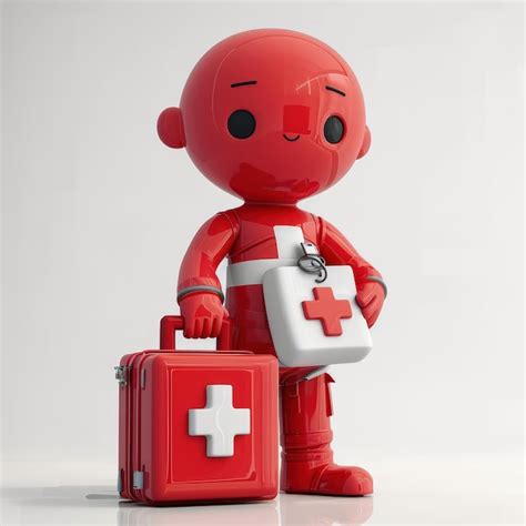 premium ai image virtual healing a 3d character doctor in digital