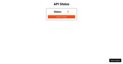 React Effects And Fetchapi Status Codesandbox