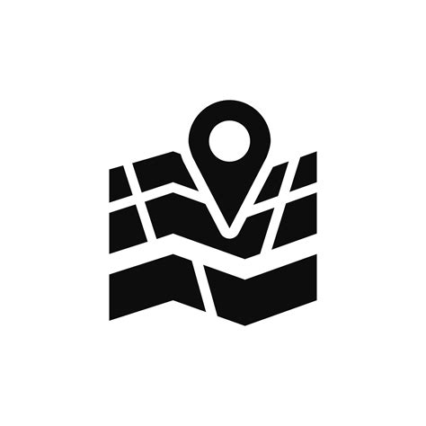 Location Map Icon Isolated On Transparent Background PNG