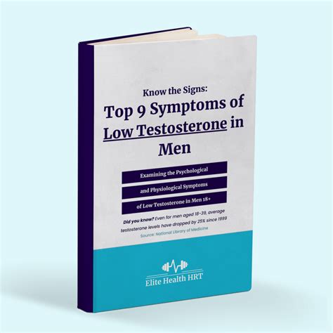 Know The Signs Top Symptoms Of Low Testosterone In Men Elite Health Hrt
