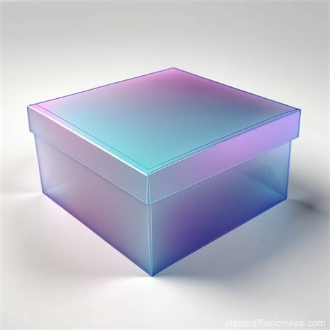 Transparent D Box Stable Diffusion Online