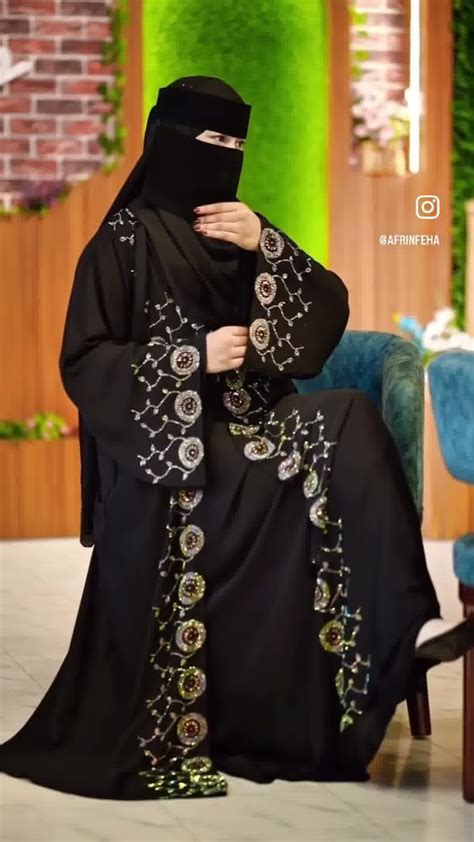 Original Dubai Cherry Fabric Abaya Luxury Borka