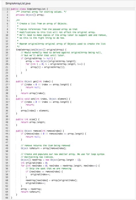 Solved Interface SimpleList Get The Object At This Chegg