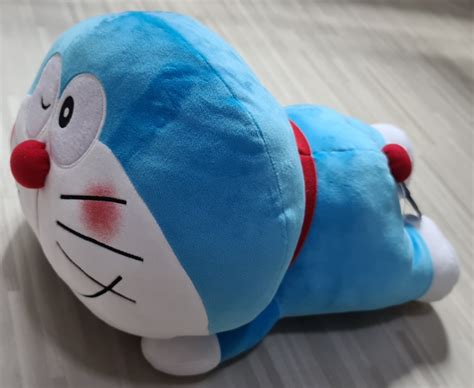 Doraemon Lying Down Plush Toy Hobbies And Toys Toys And Games On Carousell