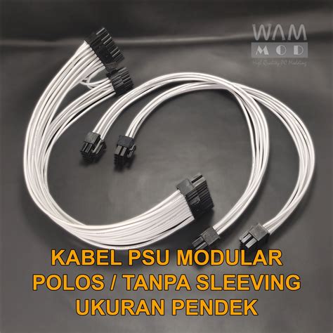 Jual Kabel Psu Modular Kabel Polosan Tanpa Sleeving Ukuran Pendek Cocok Untuk Case Mini Itx
