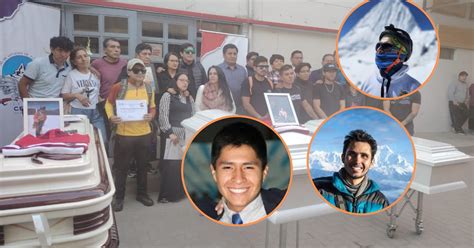 ⁠doloroso Adiós A Montañistas Fallecidos En El Nevado Artesonraju “pudimos Encontrarlos A Los