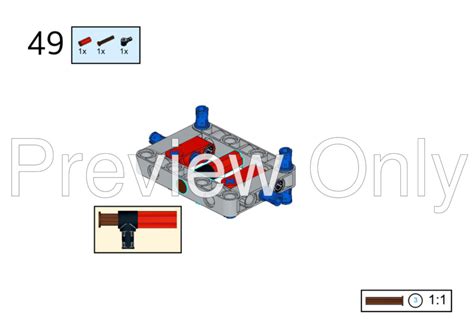Lego Moc Low Loader Semitrailer With Poweredup Powerfunctions Option 42098 Alternate By