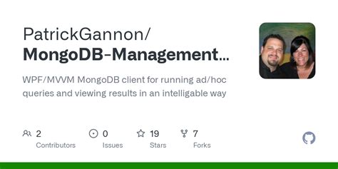 GitHub PatrickGannon MongoDB Management Studio WPF MVVM MongoDB Client For Running Ad Hoc