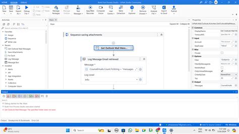 Get Outlook Mail Message The Specified Folder Does Not Exist Error