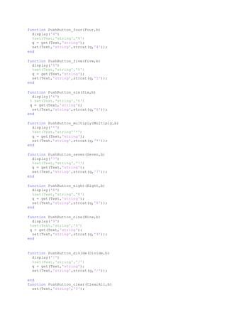 Gui Based Calculator Using Matlab Pdf