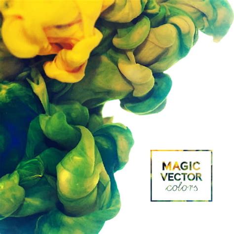 클래식 잉크 구름 마법 효과 벡터 배경 Eps Uidownload