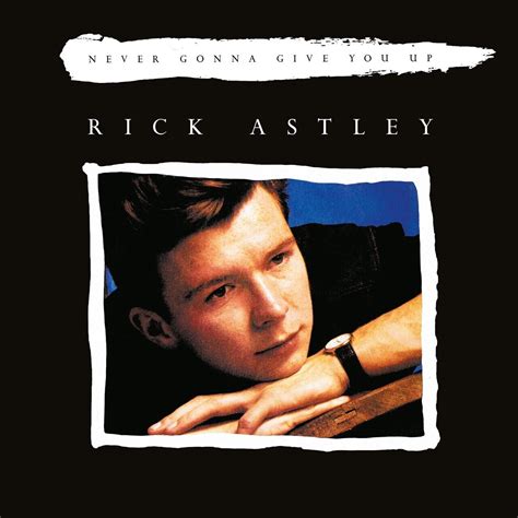Вінілова платівка Rick Astley — Never Gonna Give You Up Signed