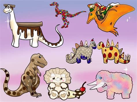 Prehistoric Food Buddies By Pyroashes On Deviantart