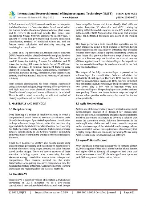 Ayur-Vriksha A Deep Learning Approach for Classification of Medicinal ...