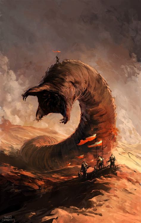 Hd Wallpaper Sparth Nicolas Bouvier Sandworm Arrakis Science