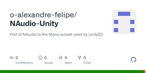 GitHub O Alexandre Felipe NAudio Unity Port Of NAudio To The Mono Subset Used By Unity D
