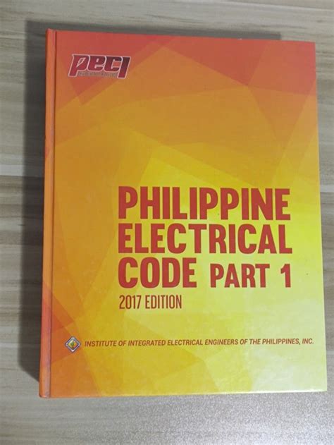 Philippine Electrical Code Part 1 Pec Hobbies And Toys Books