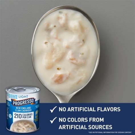 Progresso Light New England Clam Chowder Soup Gluten Free 18 5 Oz Smiths Food And Drug