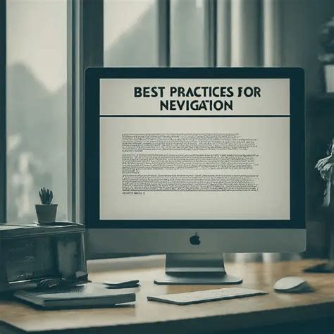 Best Practices For Website Navigation