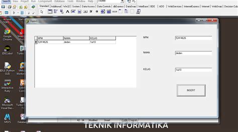 deden diki septiana program database pada delphi