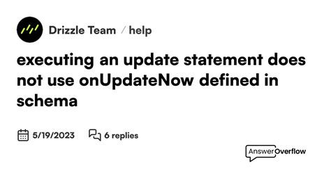 Executing An `update` Statement Does Not Use `onupdatenow` Defined