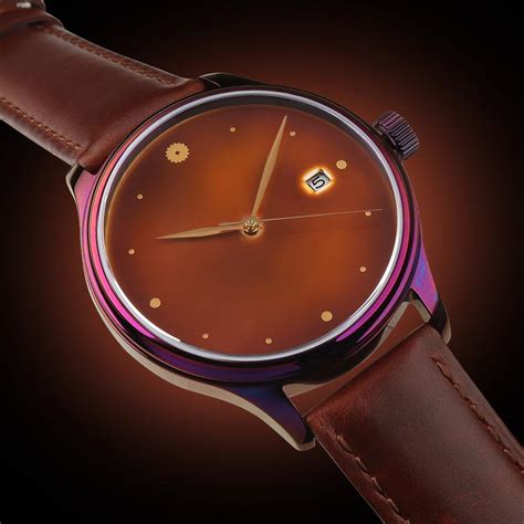 Echizen Urushi Collection Ii Urushi Lacquered Dial Watch From Wancher