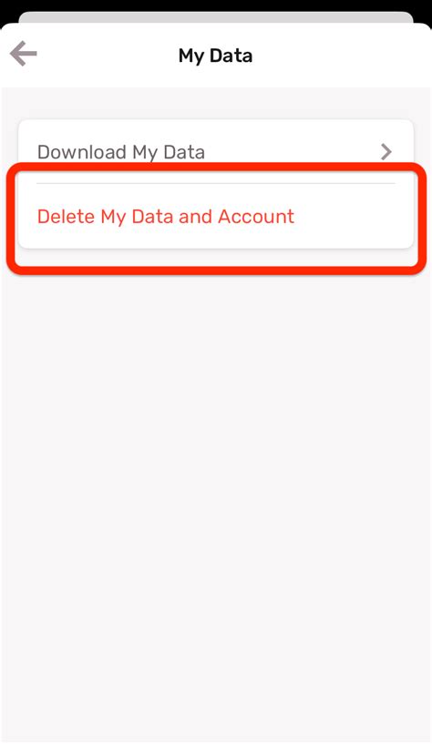 How To Delete Your Account And Data Zero Longevity Science