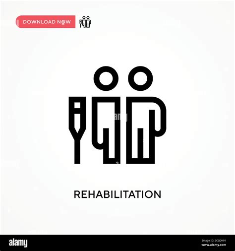 Rehabilitation Simple Vector Icon Modern Simple Flat Vector