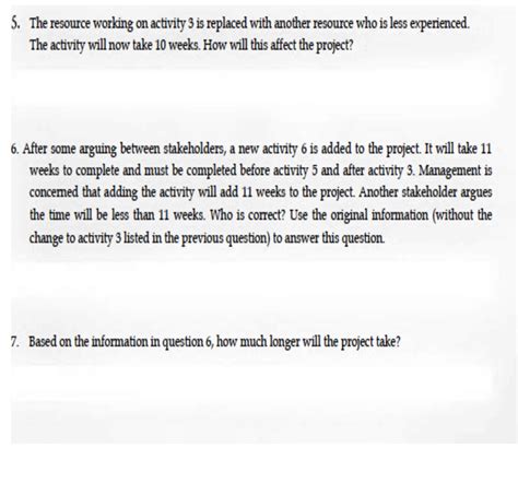 Solved Exercise Test Yourself Draw A Network Diagram And Chegg Com