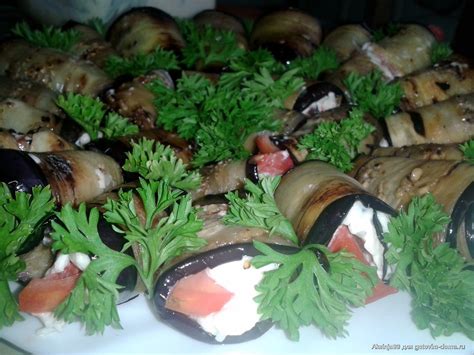 Тещин язык (блюдо из баклажанов) • Закуски овощные, грибные