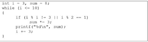 Solved Int I 3 Sum 8 While I