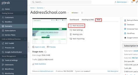 How To Create A Plesk Email Account