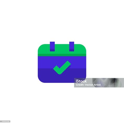 확인 된 안건 일정 아이콘 디자인 지우기 이벤트 달력 기호입니다 간단한 깨끗 한 전문 비즈니스 관리 개념 벡터 일러스트 레이 션 디자인 개념에 대한 스톡 벡터 아트 및 기타