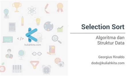Algoritma Dan Struktur Data Selection Sort Pdf