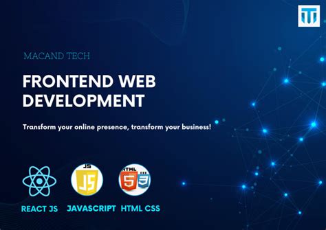 Do Front End Web Development In React Js And Javascript By Macand Tech Fiverr