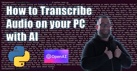 How To Transcribe Audio For Free