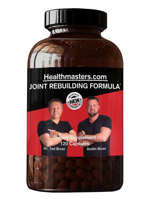 Joint Rebuilding Formula The Ted And Austin Broer Show The Ted And Austin Broer Show