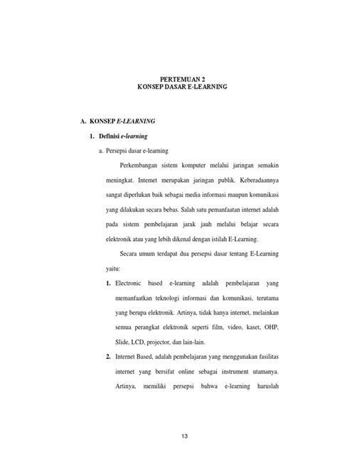 Konsep Dan Manfaat E Learning Pdf Ilmu Sosial Seni