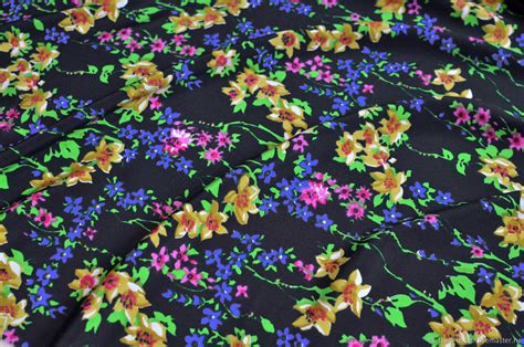 Резерв Крепдешин 100 Натуральный шелк Винтаж СССР 2 м 80 см 4 купить в интернет магазине