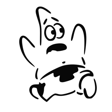 Jual Stiker Patrick Lari Terkejut Shopee Indonesia