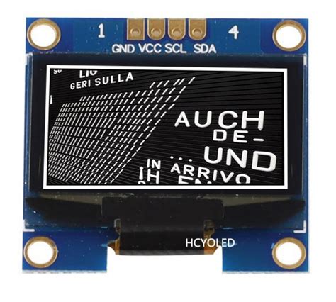 0 96 Inch Pmoled Module With 128x64 Resolution And I2c Interface China Oled Display And Oled
